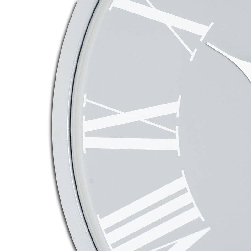 49cm Round Large Rothay Classic Wall Clock with Oversized Roman ...